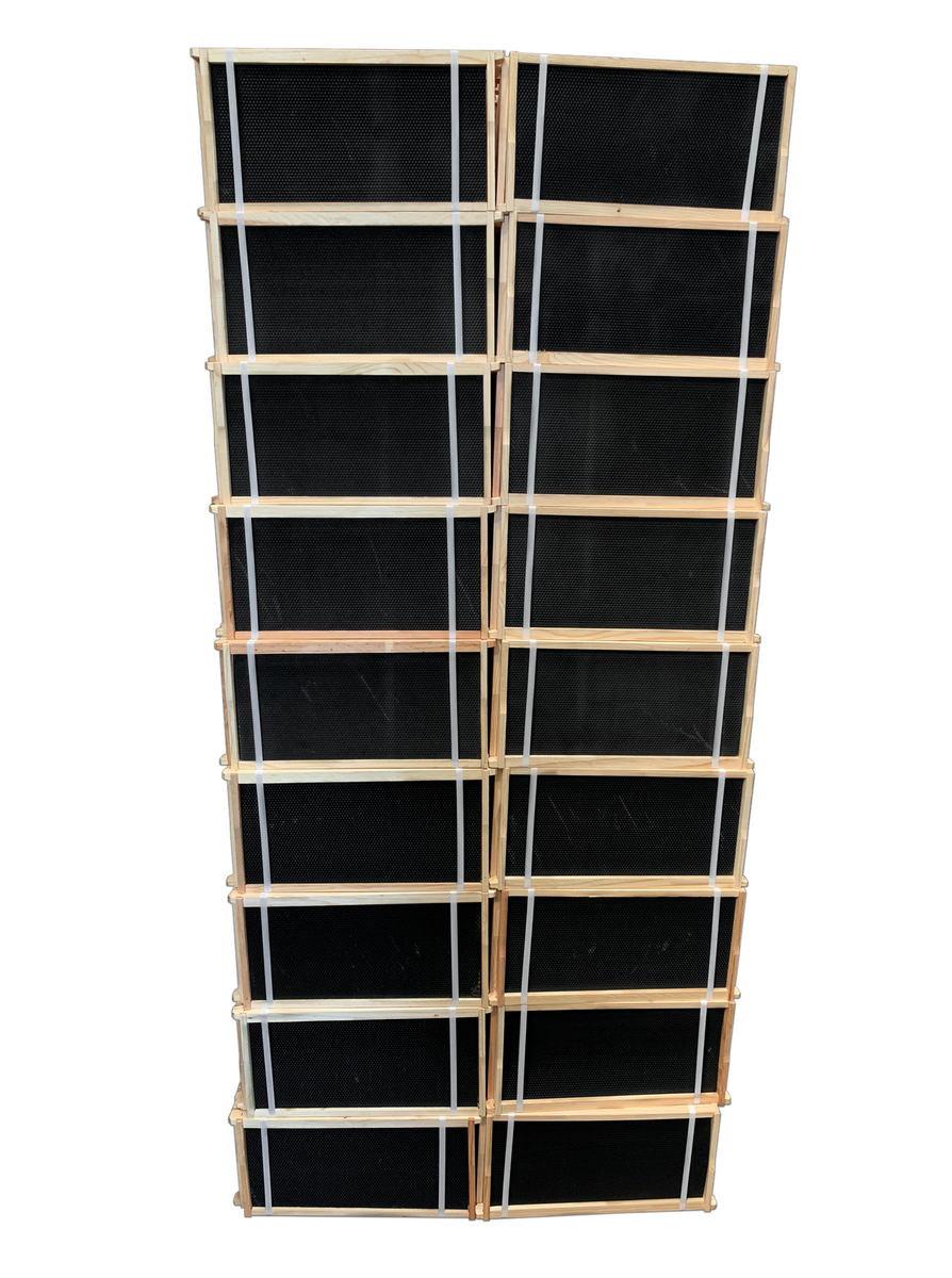 9 1/8” Deep Wood Frame, Black Foundation - Pallet of 750 – Pierco