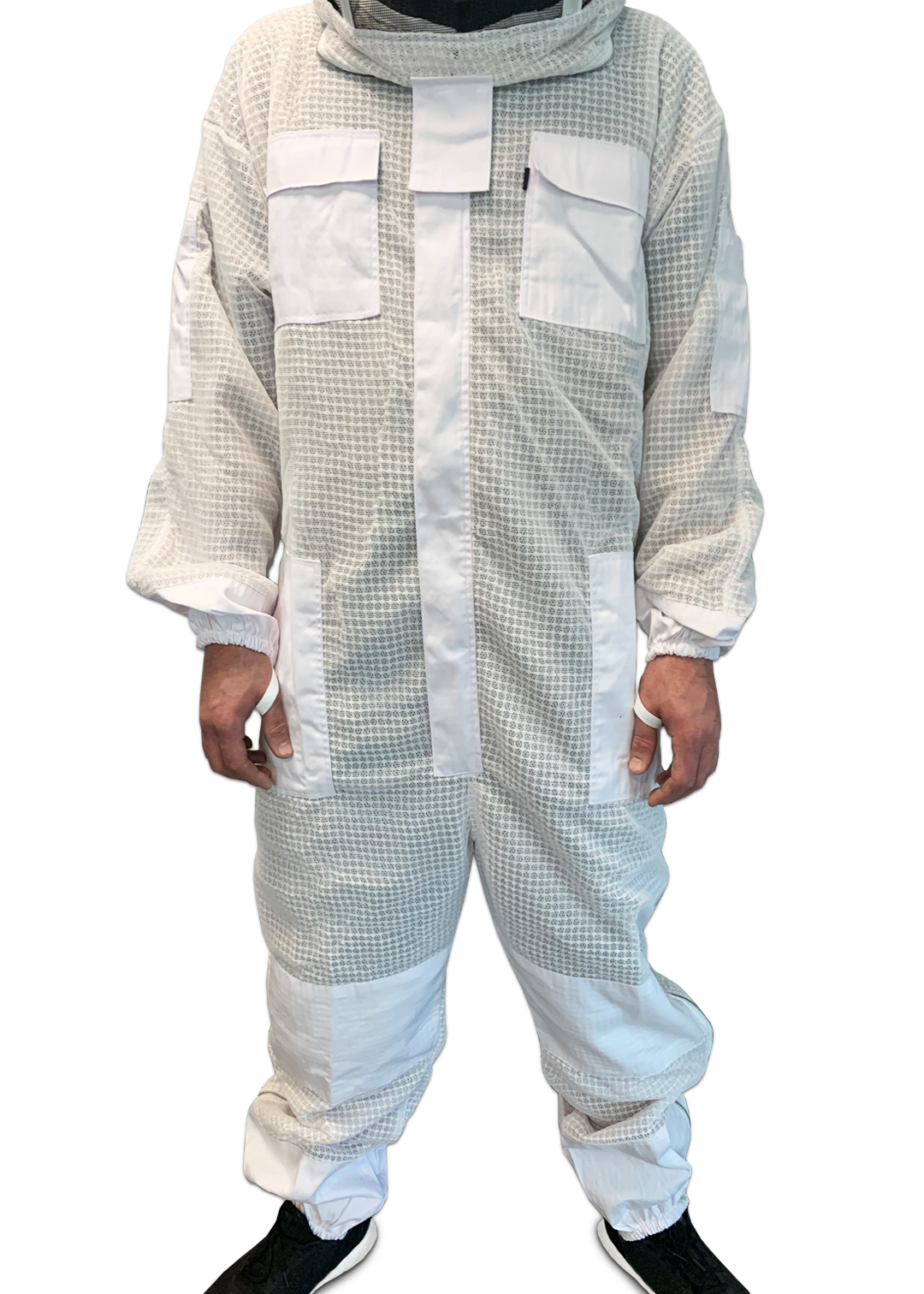 Triple Layer Protective Ventilated Bee Suit with Veil - AirFlow Series ...