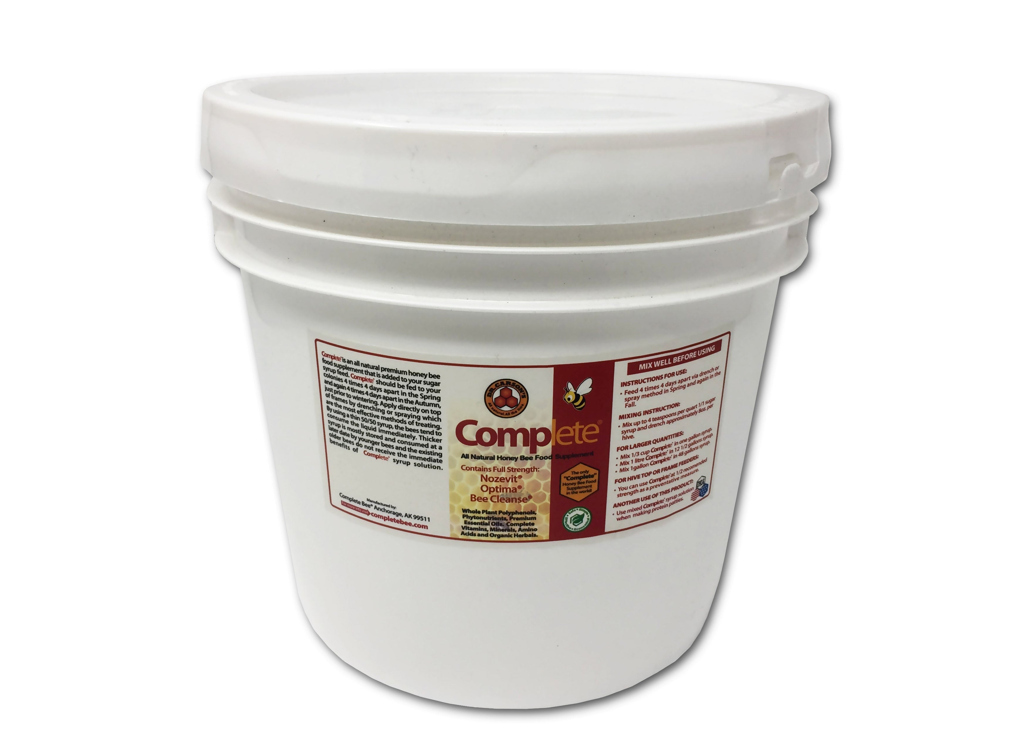 Complete, Honey Bee Food Supplement, 1 Gallon – Pierco