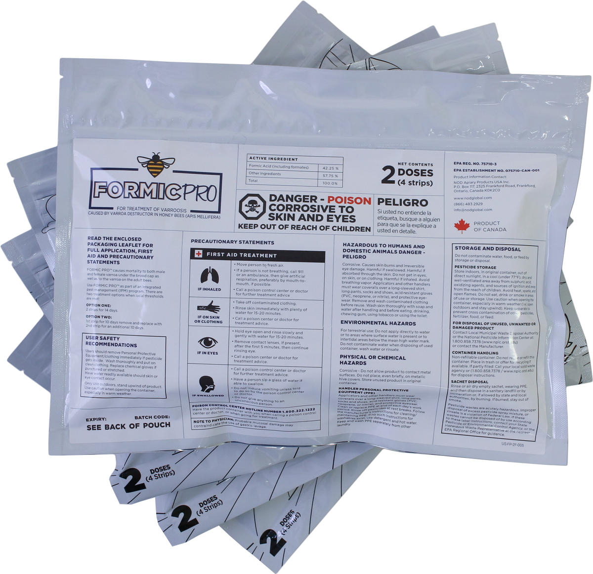 Formic Pro | 2 Dose Pack (4 Strips) – Pierco