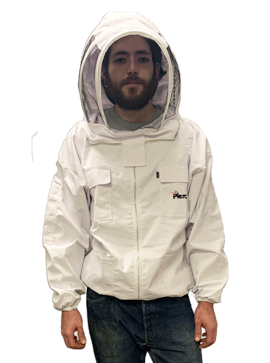Cotton/Poly Bee Jacket w/ Fencing Veil – Pierco